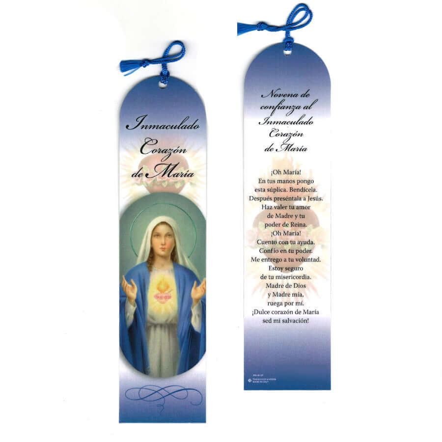 Sacred Heart of Mary Christian Bookmark | Savelli Religious