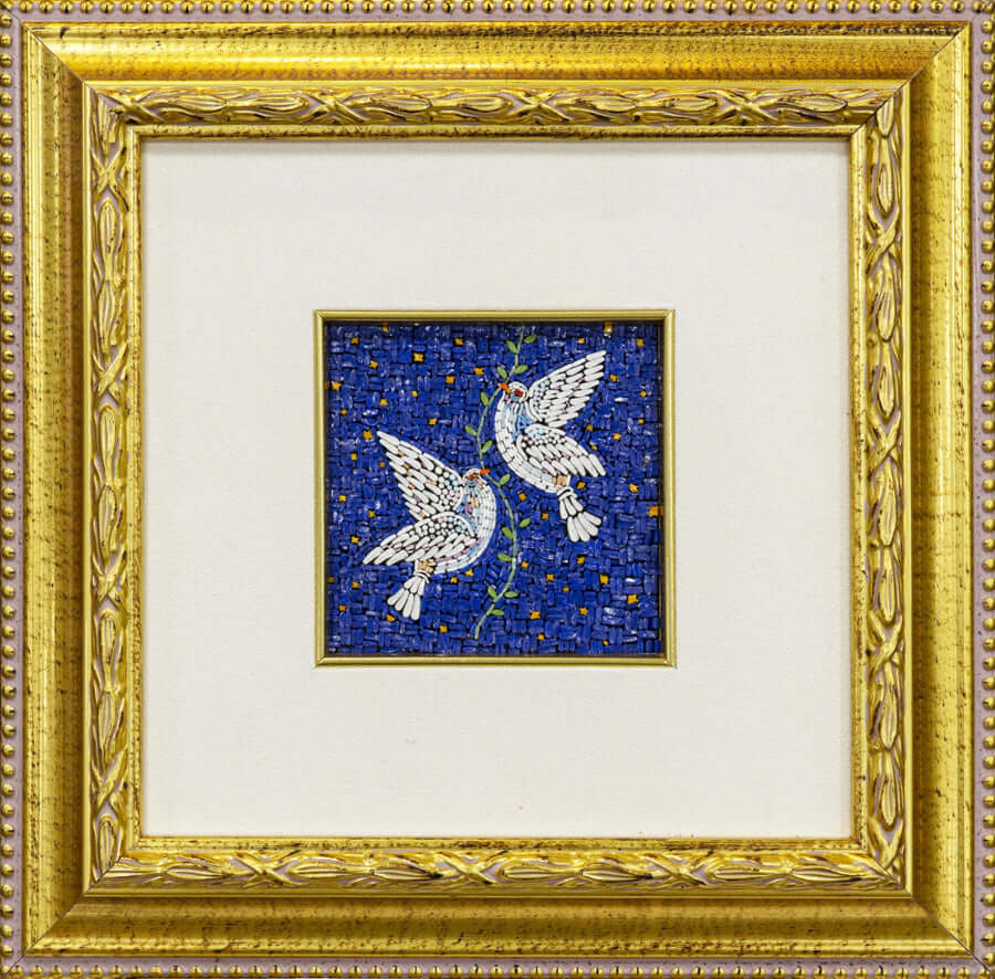 Peace Doves Mosaic | Savelli Mosaics Gallery – Savelli Religious