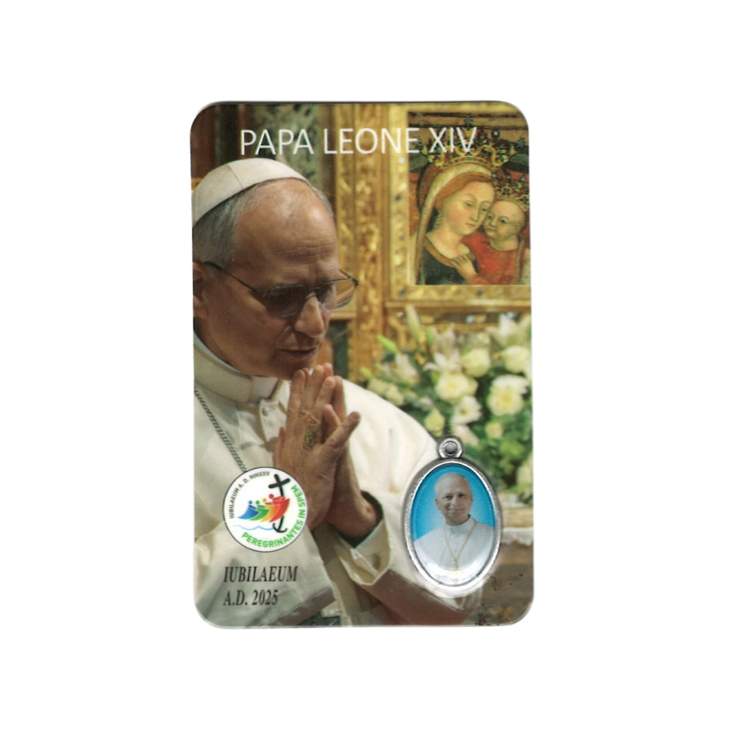 Pope Leo Prayer Card | Savelli Religious
