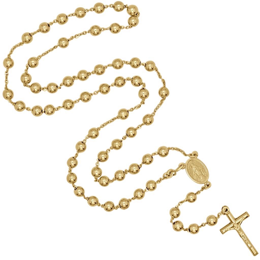 18kt Gold Rosary | Savelli Religious