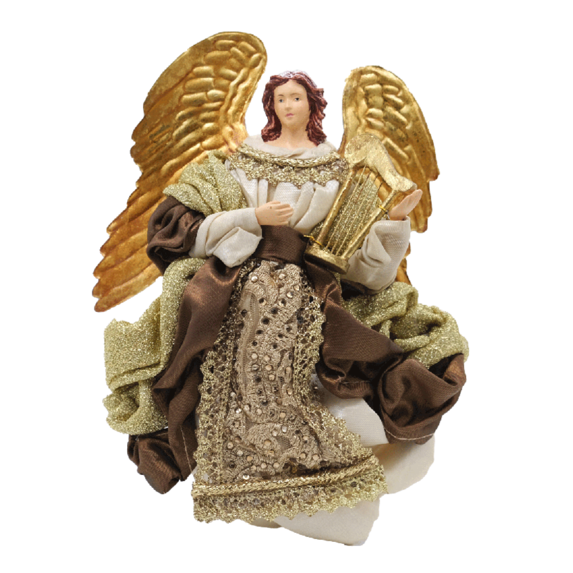 Decoración Ángel de Navidad con Cítara | Savelli Religious
