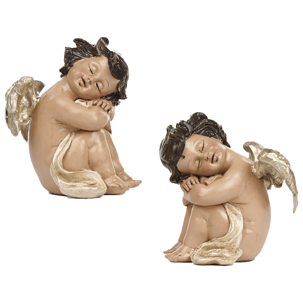 Couple of Cherub Angels Figurines | Savelli Religious
