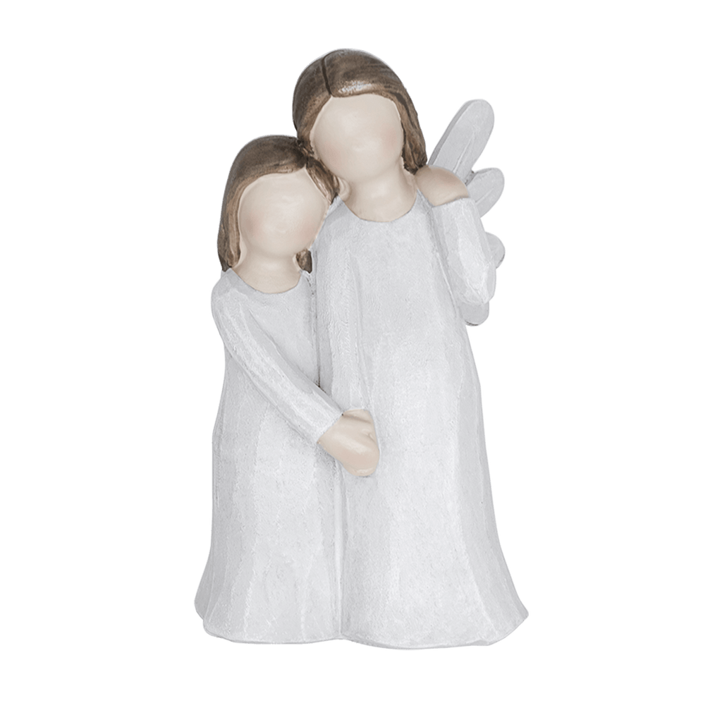 Guardian Angel Resin Statue with Girl | Savelli Religious
