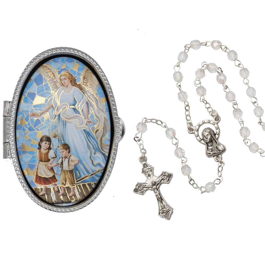 Guardian Angel Rosary Box | Savelli Religious