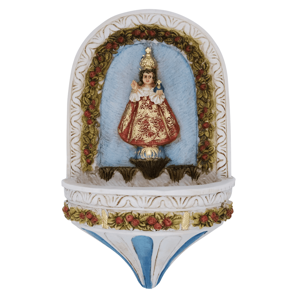 Infant Jesus of Prague Holy Water Font | Savelli Religious