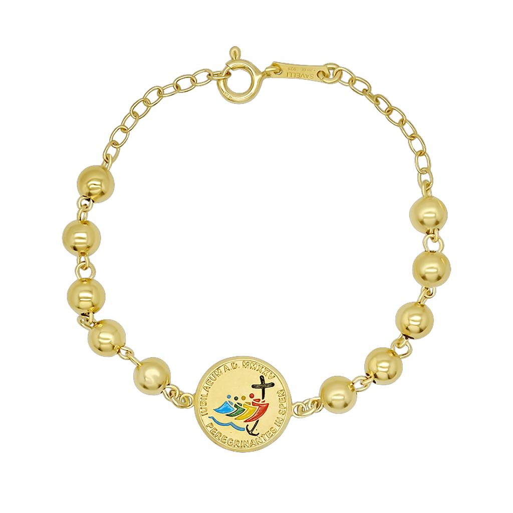 Golden Silver Jubilee Bracelet | Savelli Religious