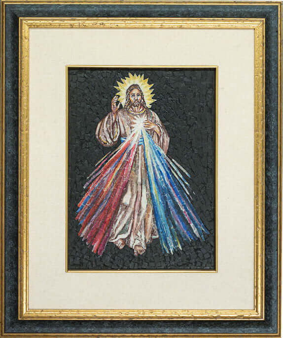 Divine Mercy Marble Mosaic | Savelli Religious