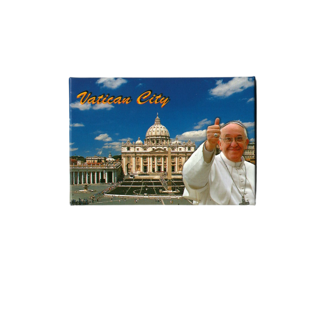 Pope Francis Fridge Magnet Souvenir | Savelli Religious