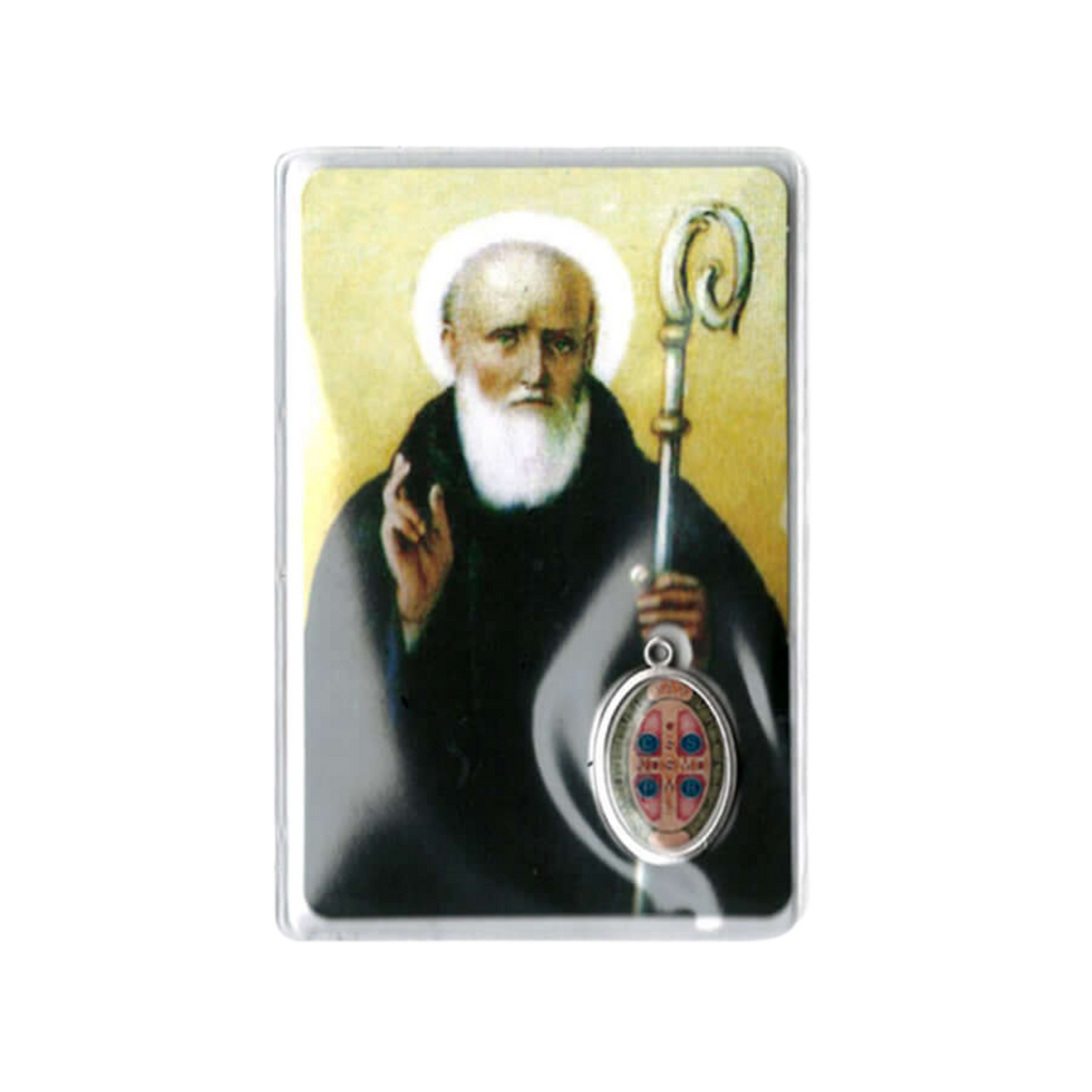 Saint Benedict Prayer Card | Savelli religious – Savelli Religious