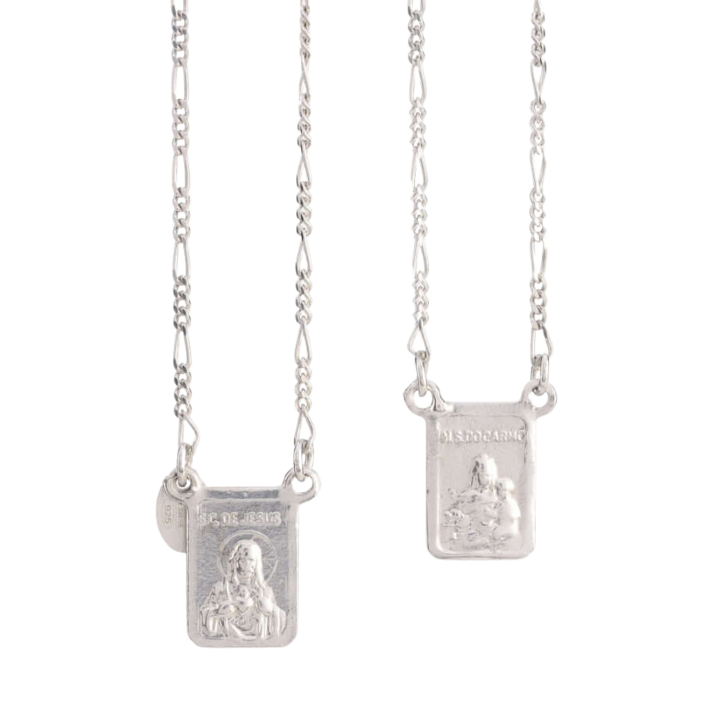 Scapular Necklace in Sterling Silver | Savelli Religious