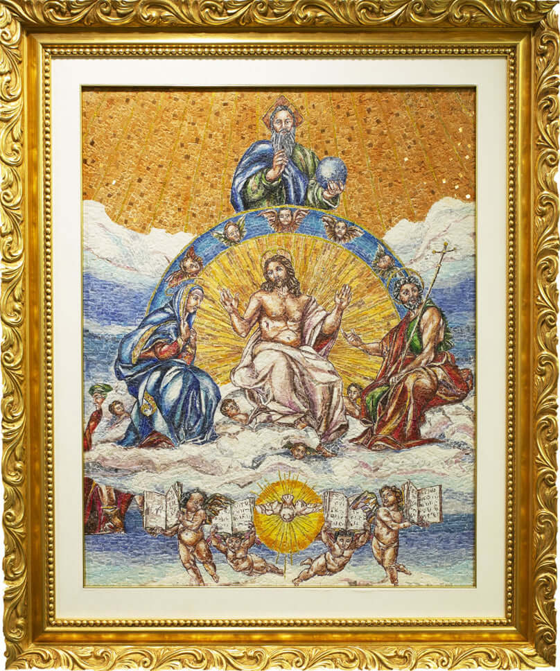 The Holy Trinity Mosaic | Savelli Mosaics Gallery – Savelli Religious