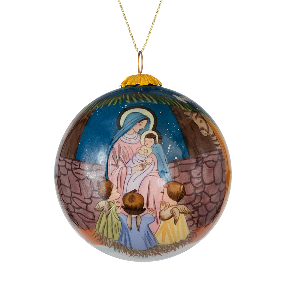 Jesus's Birth Christmas Bauble | Savelli Religious