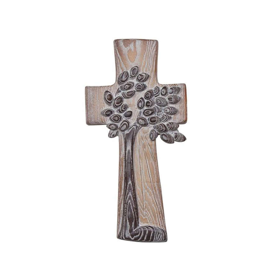 Tree of Life Wall Cross in Wood | Savelli Religious