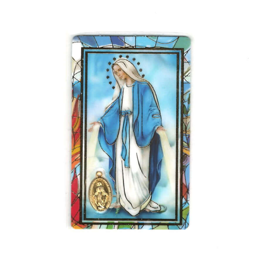 Our Lady of Grace Prayer Card | Savelli Religious