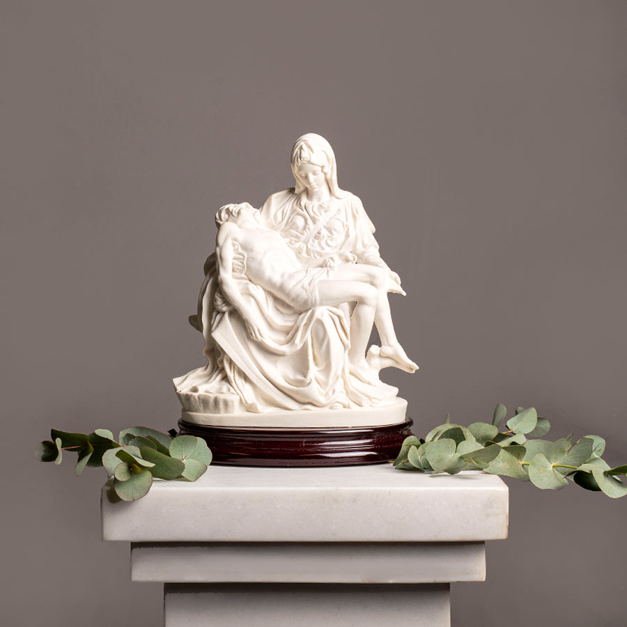Pietà by Michelangelo Marble Statue | Savelli Religious