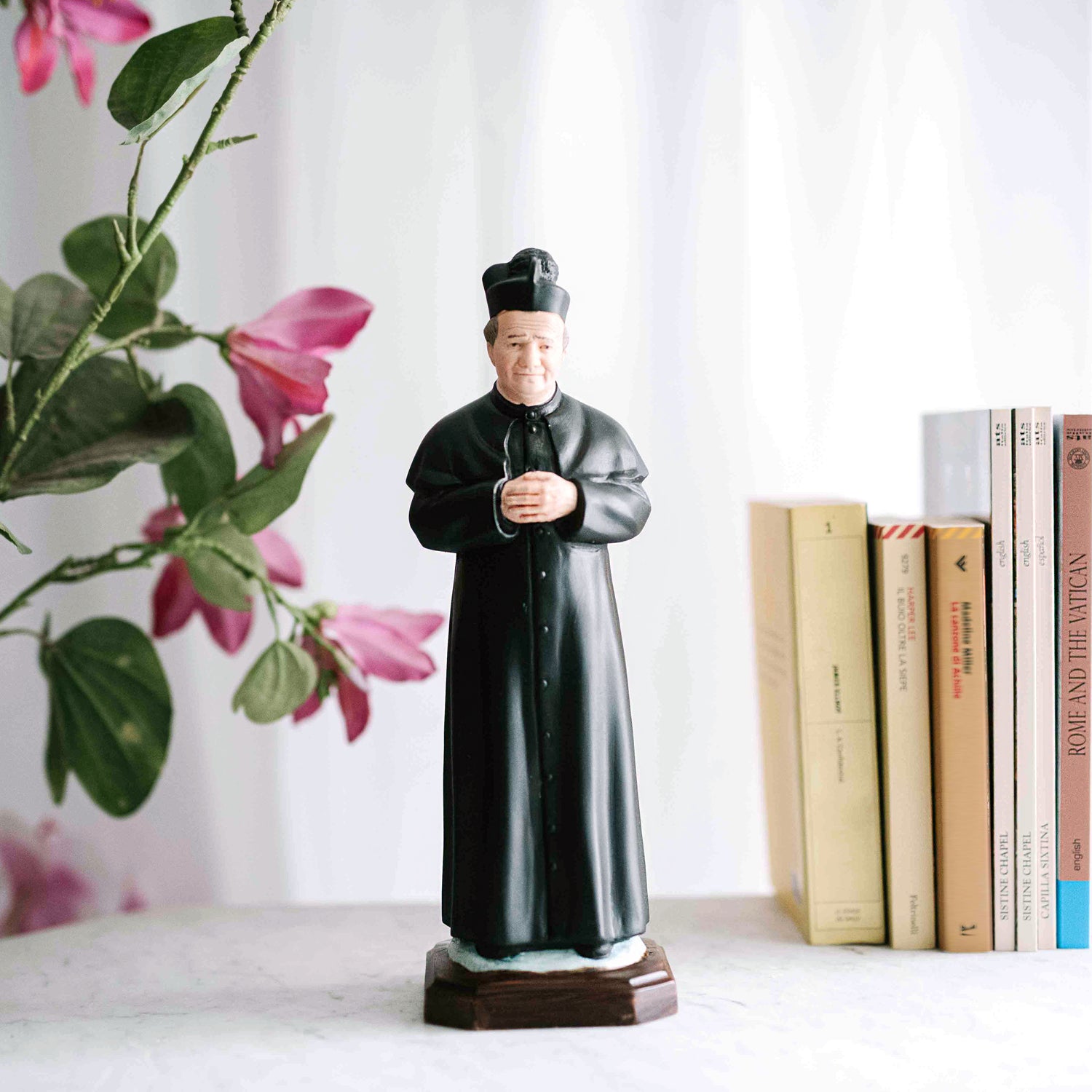 St. John Bosco Statue Hand-painted Resin | Savelli Religious